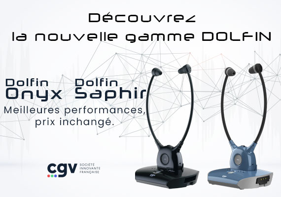 Site de la marque CGV, fabricant d'appareils électroniques