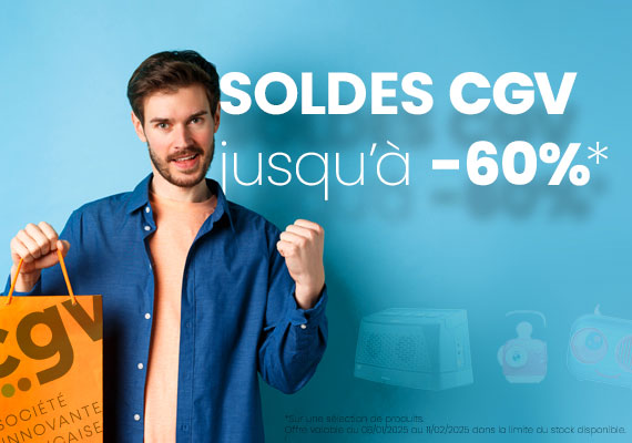 Site de la marque CGV, fabricant d'appareils électroniques